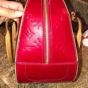 Louis Vuitton | Bags | Authentic Red Monogram Louis Vuitton Purse ...
